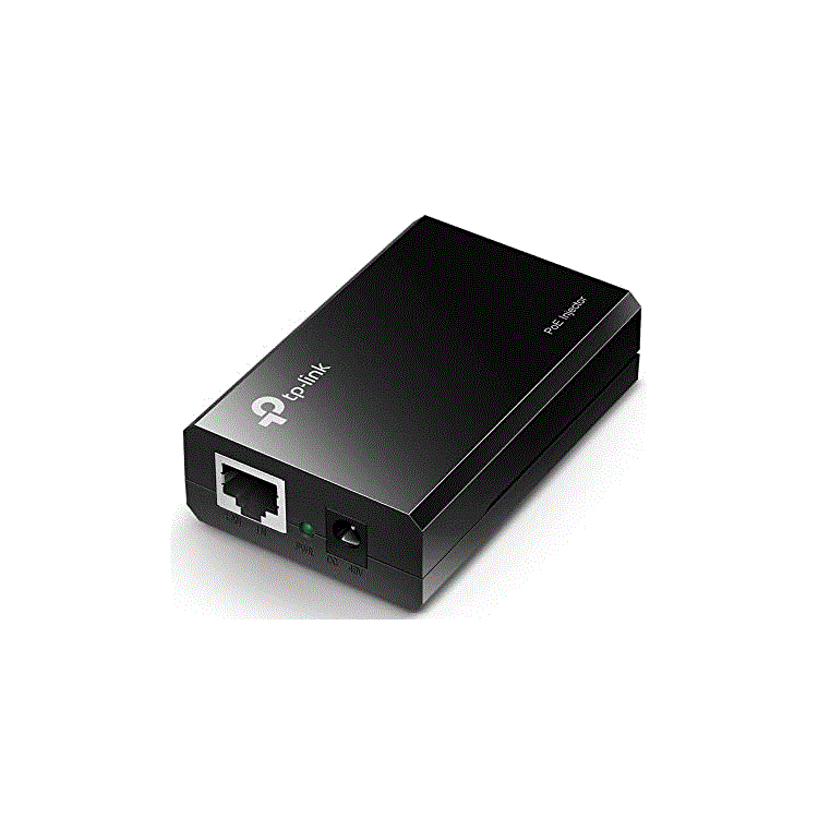 PoE Injector Adapter, IEEE 802.3af compliant, Data and power carried ...